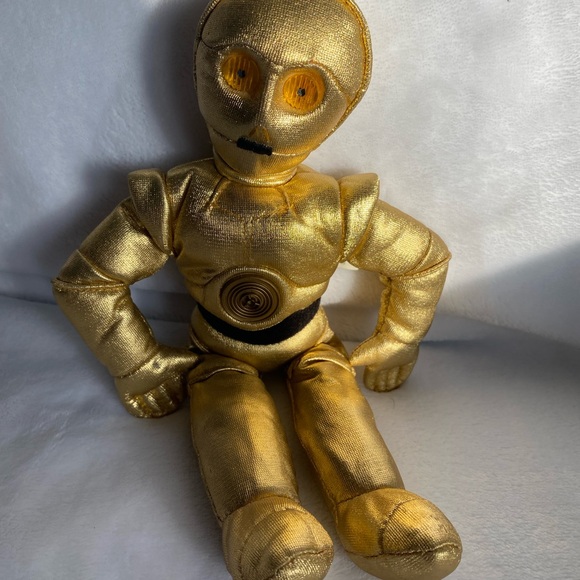 Star Wars | Toys | Star Wars Gold Stuffed Animal With Robotic Design ...